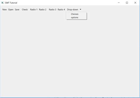 Programming For Beginners SWT ToolBars