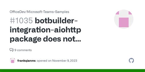 botbuilder integration aio package does not support python 3 12
