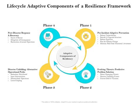 Lifecycle Adaptive Components Of A Resilience Framework Ppt Download Presentation Graphics