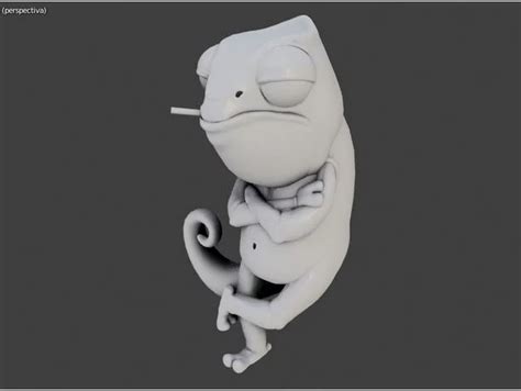 Chameleon Reptile 3d Print Model Download Free