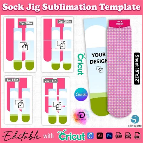 Sock Jig Template Sock Jig Sock Jig Svg Sock Insert Template Sock