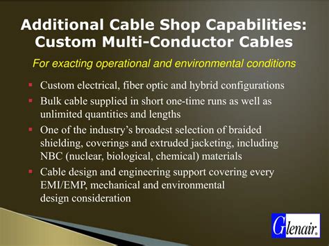 Ppt Overmolded Interconnect Cable Assemblies For Aerospace
