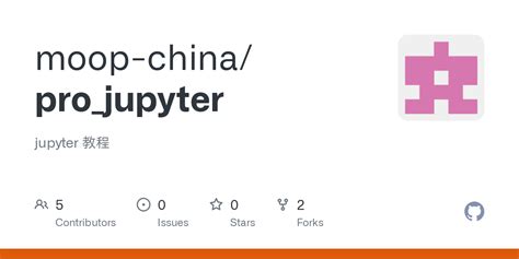 Github Moop Chinaprojupyter Jupyter 教程