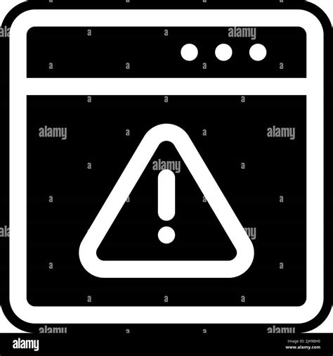 web development warning stock vector image and art alamy