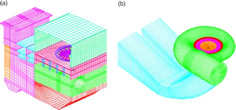 Schematic Description Of The Solid And Fluid Grids Used In The