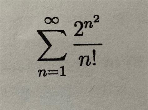 Solved Use The Root Test To Determine With Clear Supporting Chegg Com