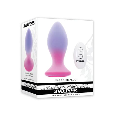 evolved paradise vibrating plug hello sexy
