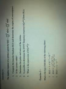 solved the impulse response of a system is given by h[n]
