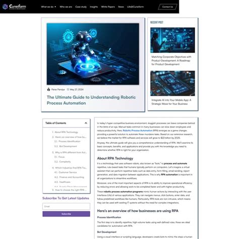 Robotic Process Automation Rpa Pptx