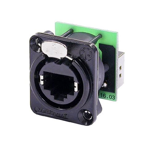 Neutrik Ne8fdp B Ethercon Chassis Connector D Series 1148