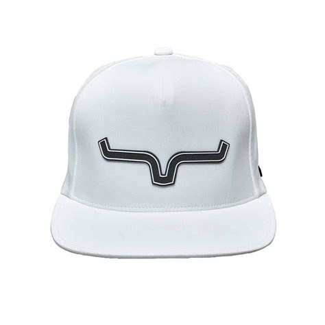 Kimes Ranch Mens Hard Pressed White Cap