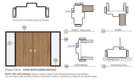 Door Frames Classic Pair With Sidelights Timely Frames