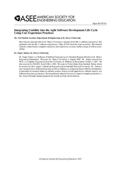 agile software development life cycle pdf 196126 integrating