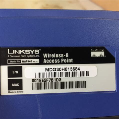 Linksys Wireless G Access Point With SES Computers Tech Parts Accessories Networking On