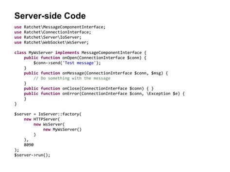 Building Interactivity With Websockets Ppt