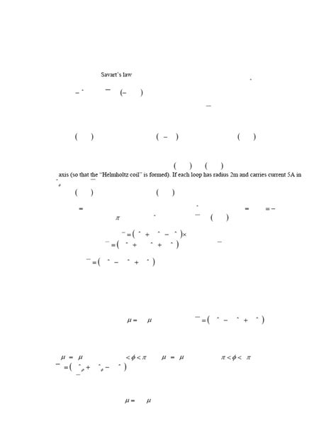 Tutorial 3 Electromagnetic Fields And Waves Pdf Metrology