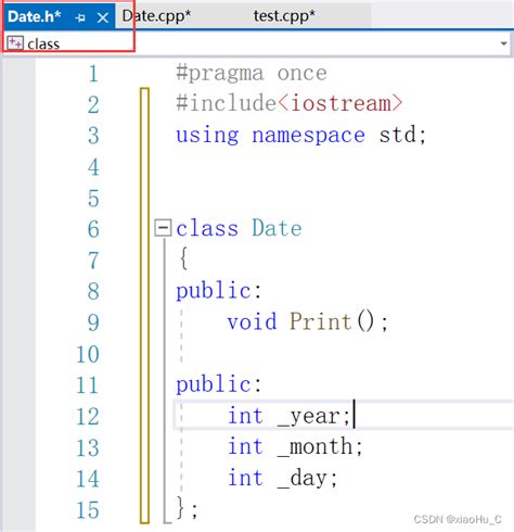C中的面向对象：类与对象详解 Csdn博客
