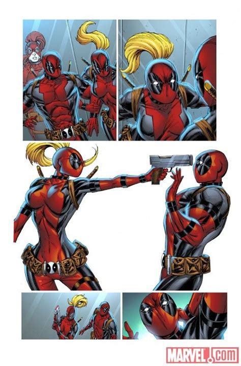 Deadpool And Lady Deadpool Comic Lady Deadpool 1 Mary