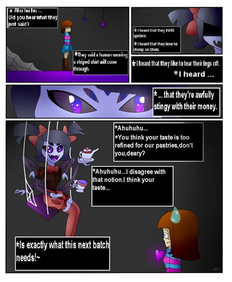 Muffet Battle Comicundertale By Artclara On Deviantart