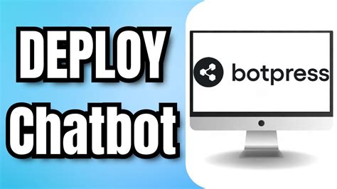 How To Deploy My Botpress Chatbot Youtube