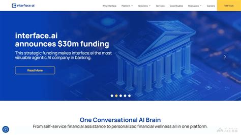 Interfaceai Ai Agent平台，提供自动金融到个性化金融的全方位解决方案 Ai工具集