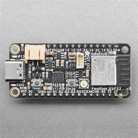 Adafruit Esp32 Feather V2 With Headers 8mb Flash 2 Mb Psram