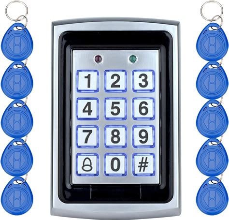 Amazon Com Metal RIFD Out Door Keyboard Access Control Keypad RFID Card Reader For Security