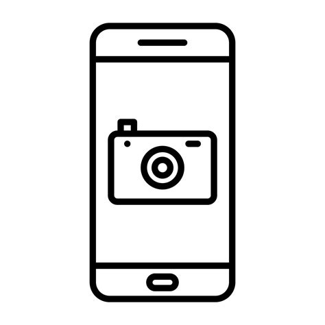 Phone Camera Vector Icon Vector Art At Vecteezy