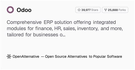 Odoo Open Source Alternative To Hubspot Salesforce And Close Openalternative