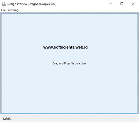 belajar java drag and drop softscients