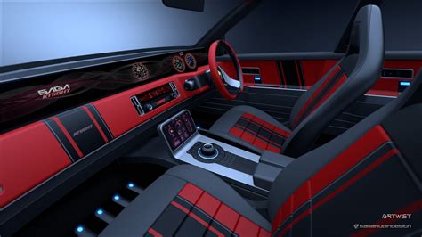 Saharudin Design Saga Knightinteriorknightred1 Paul Tans Automotive News
