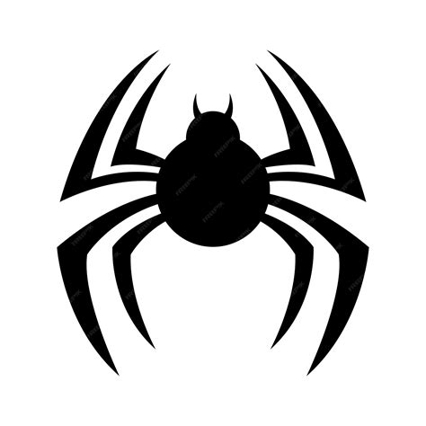 Black And White Spiderman Logo