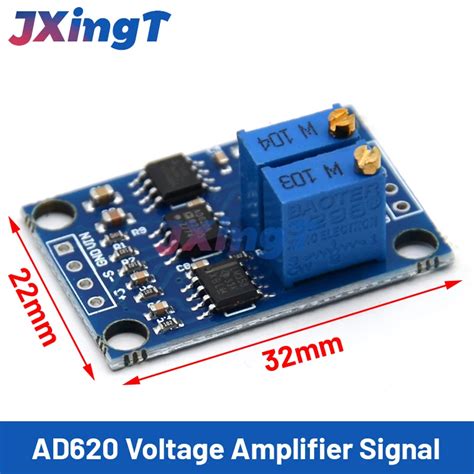 AD Microvolt MV Voltage Amplifier Signal Instrumentation Module Board VDC