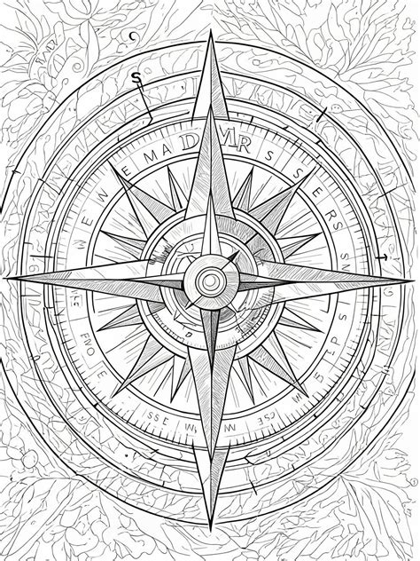 Compass Patterns Coloring Pages Cool Coloring Pages