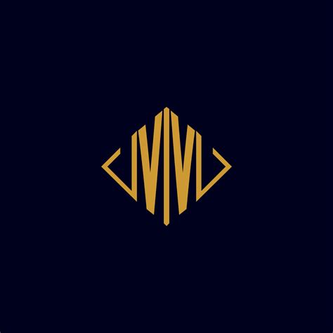 Vv Initial Monogram Square Logo Design Ideas 22556254 Vector Art At Vecteezy