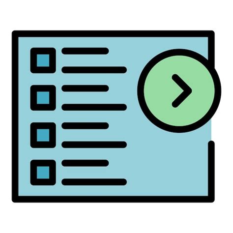 Premium Vector Interface Icon Outline Interface Vector Icon Color Flat Isolated