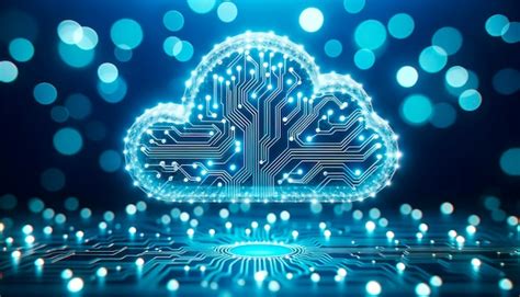 Premium Ai Image Modern Cloud Computing Technology Concept Generative Ai