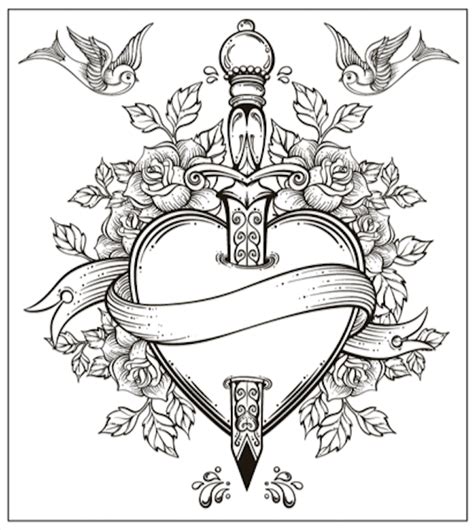 Creative Pages Tattoos Coloring Book Page Publications