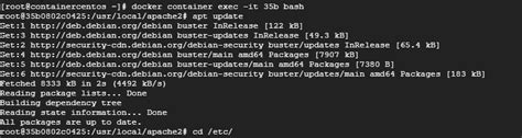 Docker Unable To Do Apt Update Inside The Container Stack Overflow