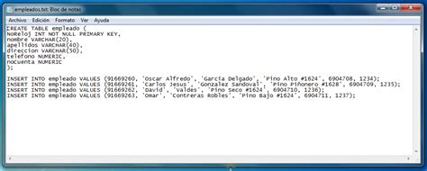 García Delgado Oscar Crear Tablas En Mysql