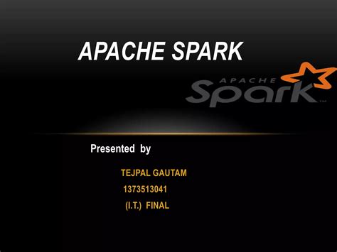 Apache Spark Ppt