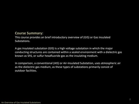 solution introduction to gas insulated electrical substations us
