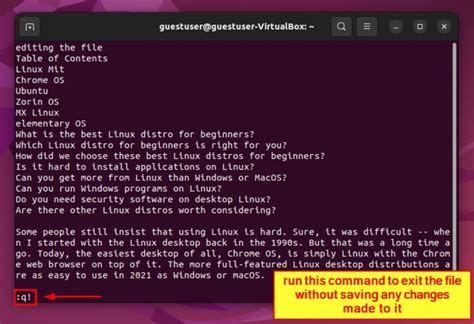 Linux Vim Quit And Save Effective Ways