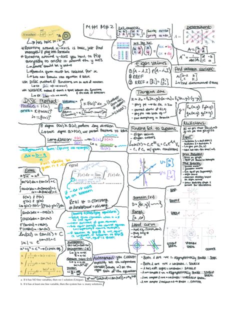 Note Dec 10 2023 Calculus M M Determinant Zeeeeie