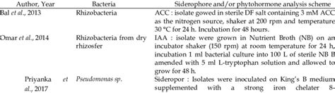 Isolation Of Rhizobacteria Producing Siderophore And Phytohormones
