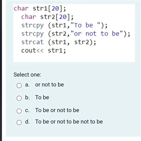 solved char str1[20] char str2[20] strcpy stri to be