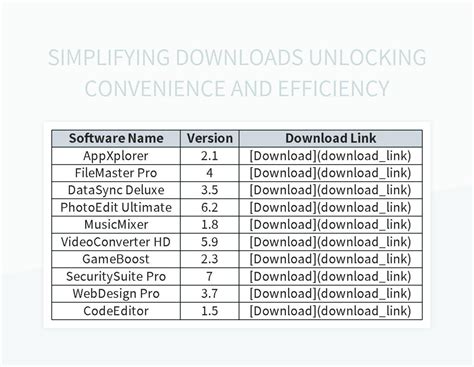 simplifying downloads unlocking convenience and efficiency excel