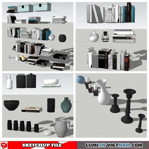 Decorative Shelf Sketchup Models