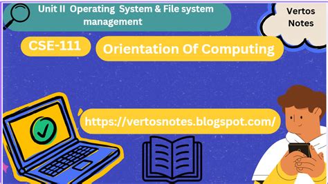 Unit Ii Operating System And File System Management Cse111 Orientation
