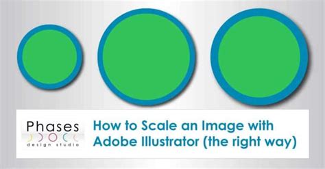 How To Scale An Image With Adobe Illustrator Phases Design Studio